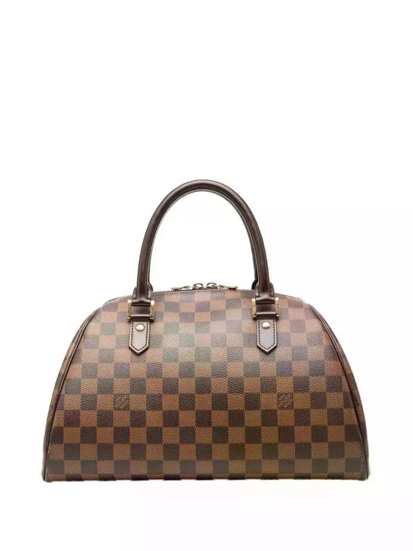 LOUIS VUITTON Damier Ebene Ribera Mm Handbag - Brown