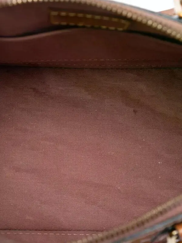 LOUIS VUITTON Monogram Vernis Alma Bb Satchel