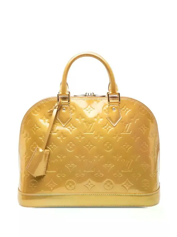 LOUIS VUITTON Monogram Vernis Alma Pm Handbag