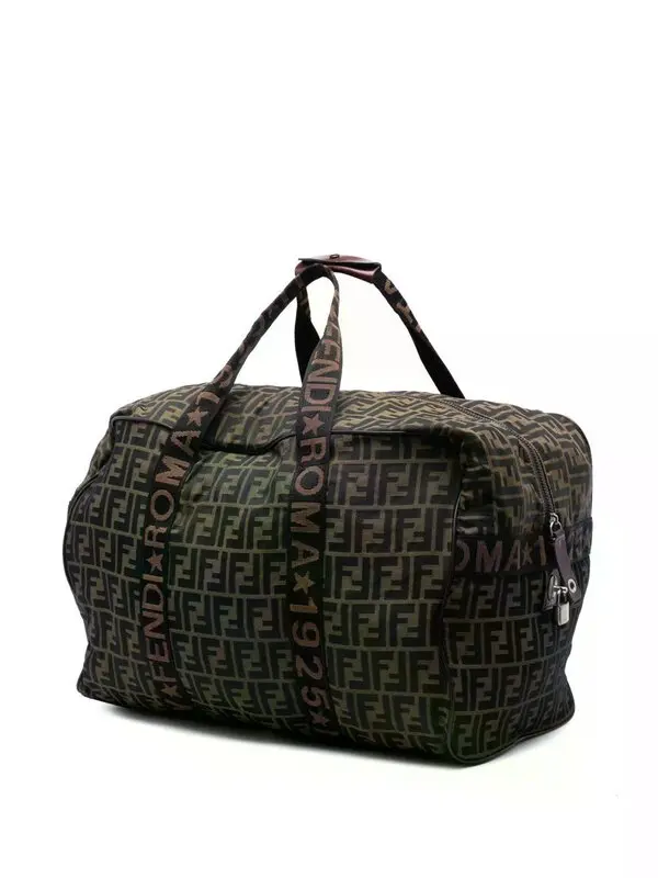 Fendi Zucca Canvas Roma 1925 Travel Bag