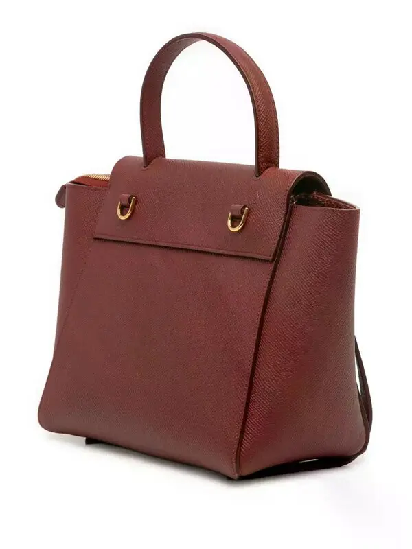 Celine Nano Grained Calfskin Belt Bag Satchel - Red