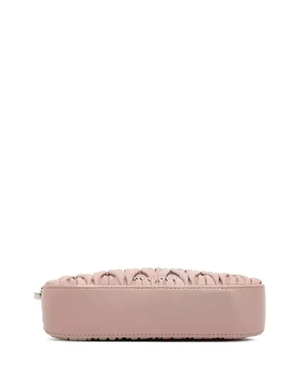 Miu Miu Matelassé Nappa Sassy Shoulder Bag - Pink