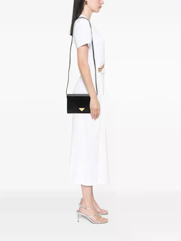Saint Laurent Leather Envelope Flap Crossbody Bag