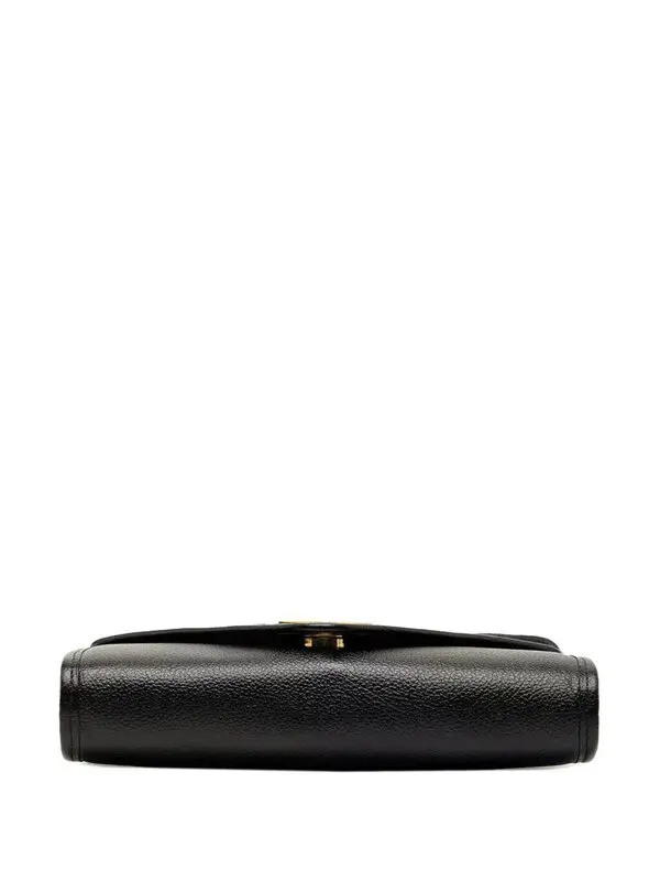 Saint Laurent Leather Envelope Flap Crossbody Bag