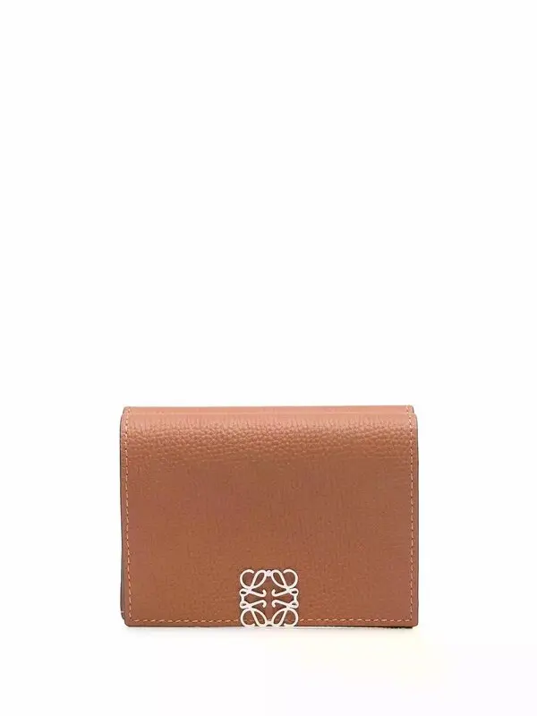 Loewe Anagram Tri-fold Wallet - Brown