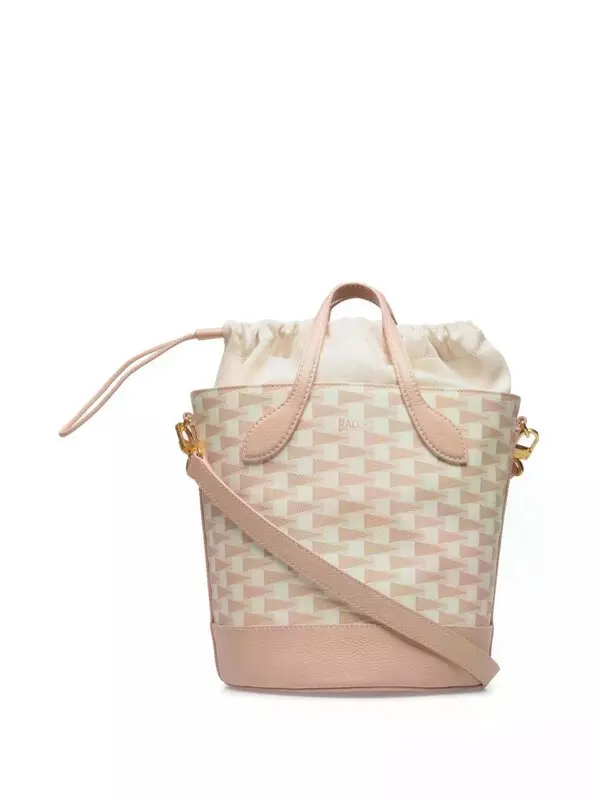Bally Pennant Bucket Bag - Pink