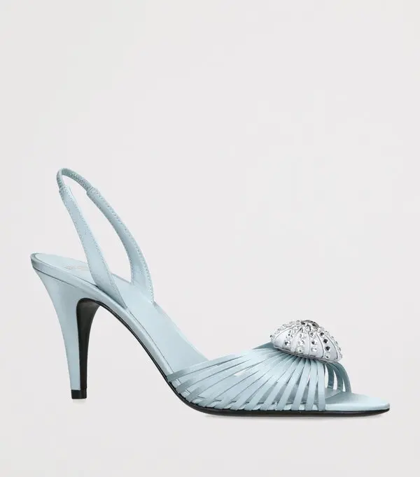 Valentino Garavani Satin Slingback Heels