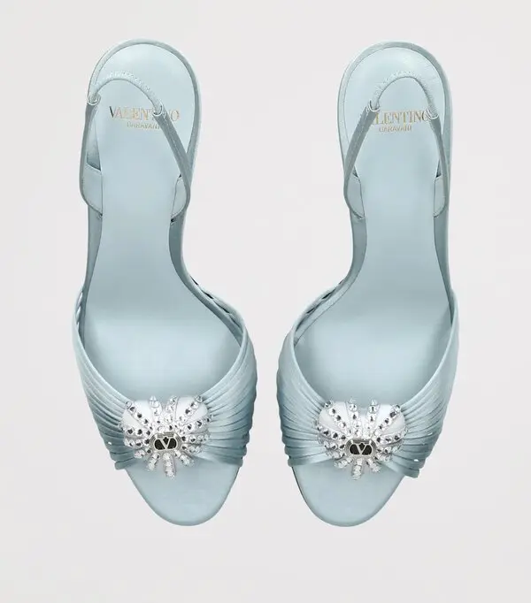 Valentino Garavani Satin Slingback Heels