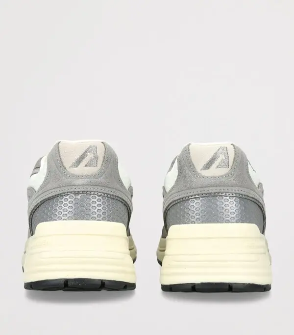 AUTRY Suede Hyperway Runner Sneakers - Grey