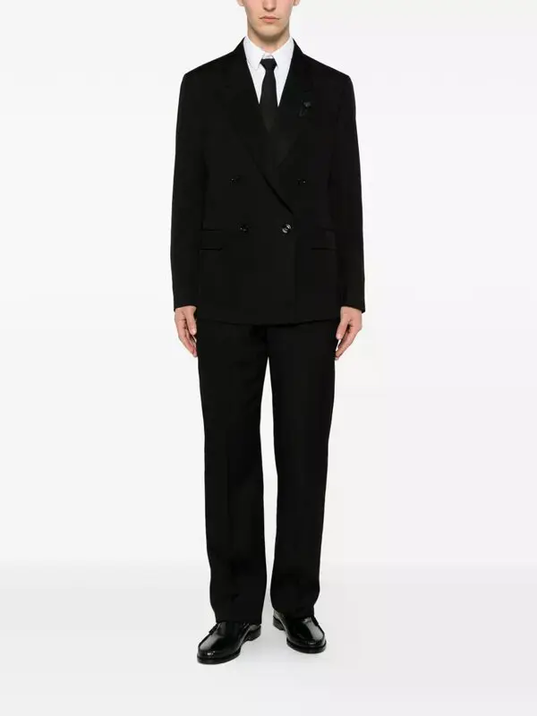 LARDINI Tailored Pressed Crease Trousers