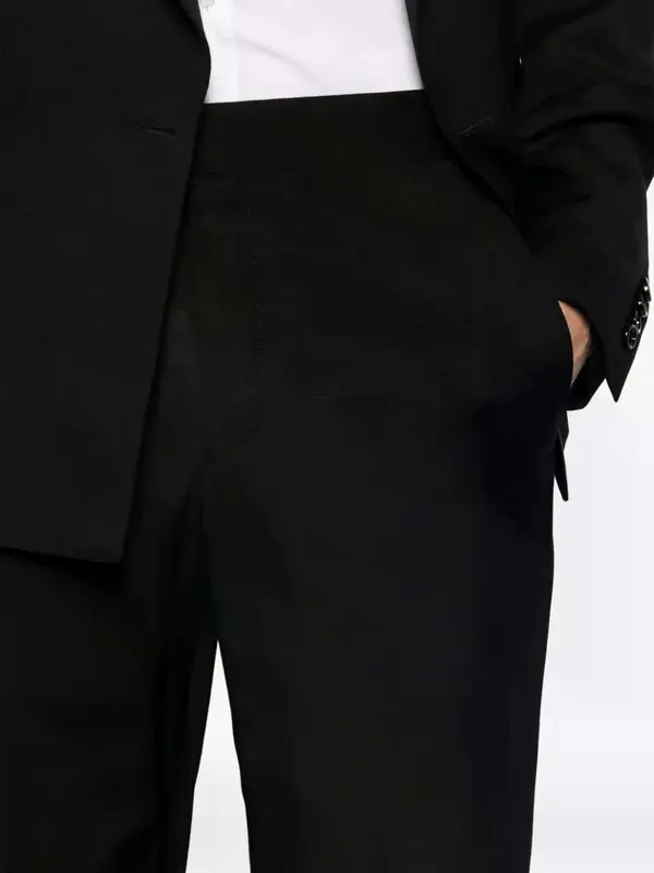 LARDINI Tailored Pressed Crease Trousers