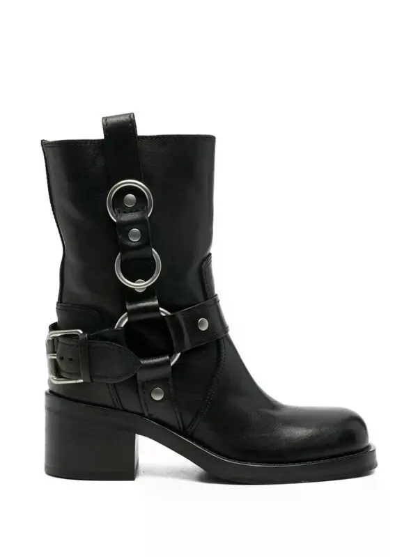 Ash Buckle-strap Boots