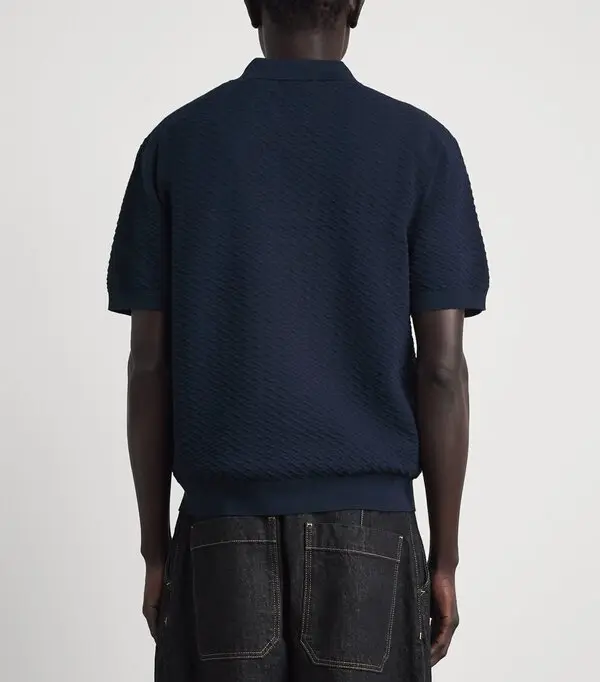 NN.07 Organic Cotton Zip-up Polo Shirt