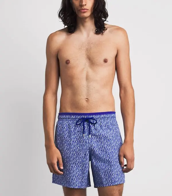 Vilebrequin Moku Graphic Shells Swim Shorts - Blue
