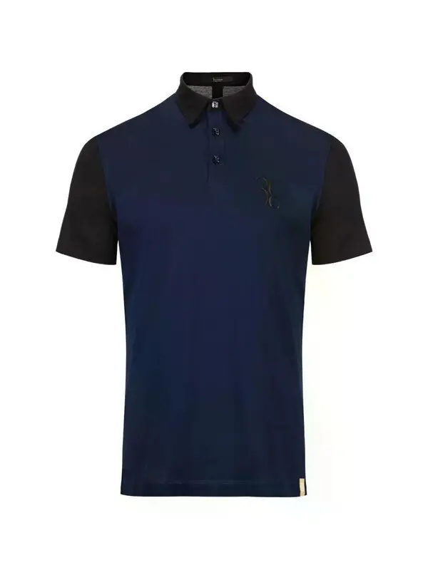 BILLIONAIRE Double B Logo-embroidered Polo Shirt