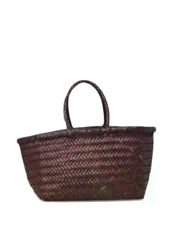 Donna Karan New York Woven Tote Bag - Brown