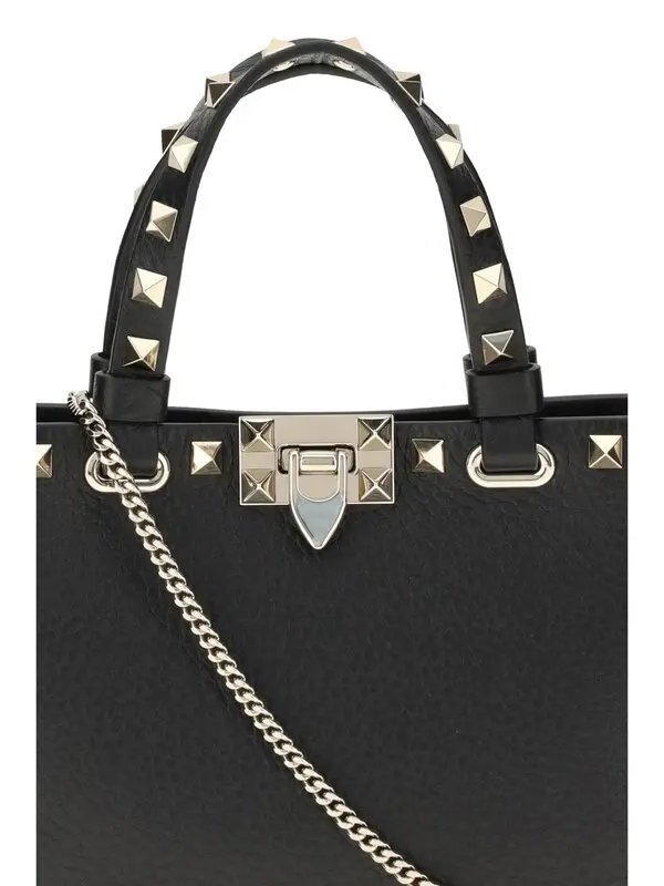Valentino Garavani Rockstud Shopping Mini Handbag - Black