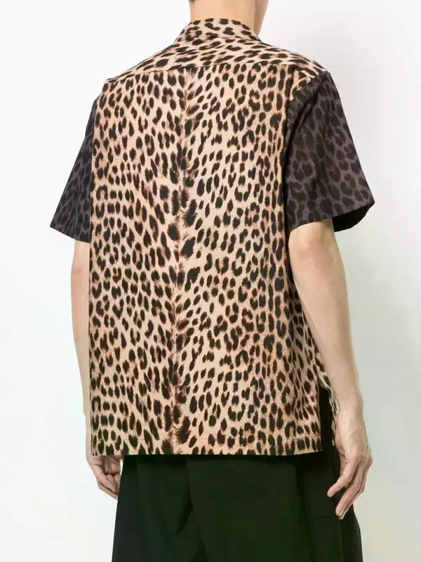 PORTS V Leopard Print Boxy Shirt