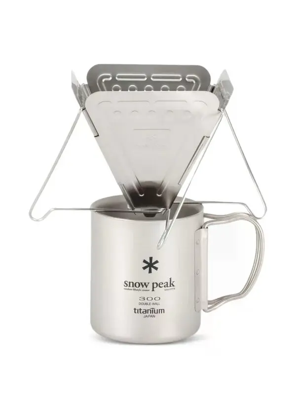 SNOW PEAK Folding Camping Stove - Silver