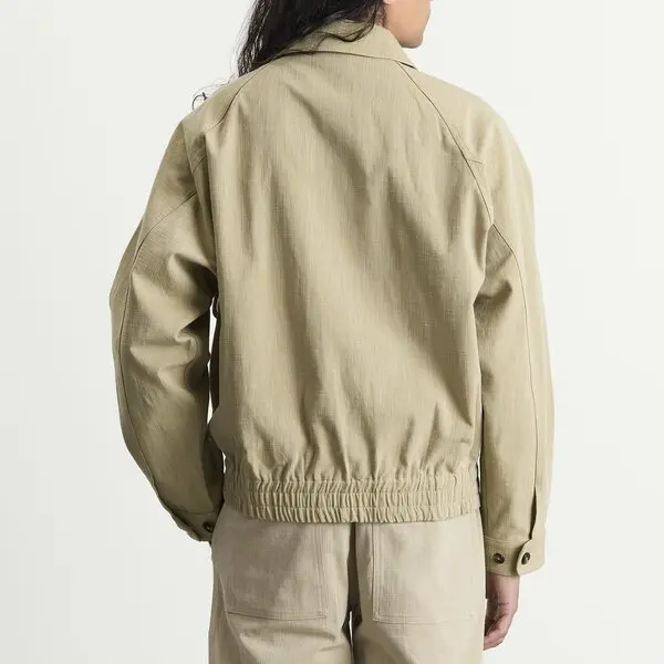 Drole De Monsieur Cotton Blend Raglan Jacket
