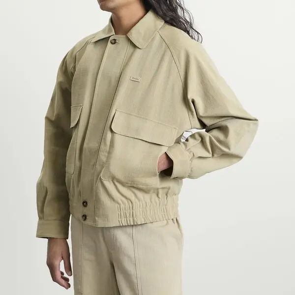 Drole De Monsieur Cotton Blend Raglan Jacket
