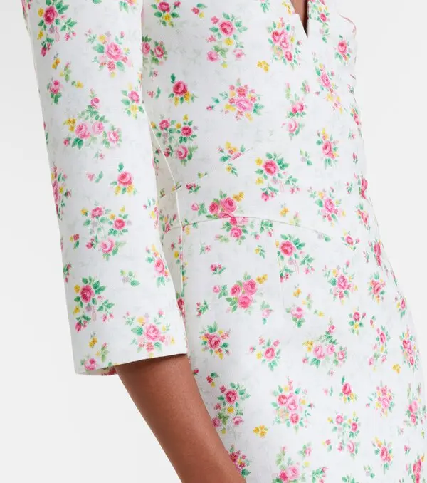 SHUSHU/TONG Floral Midi Dress