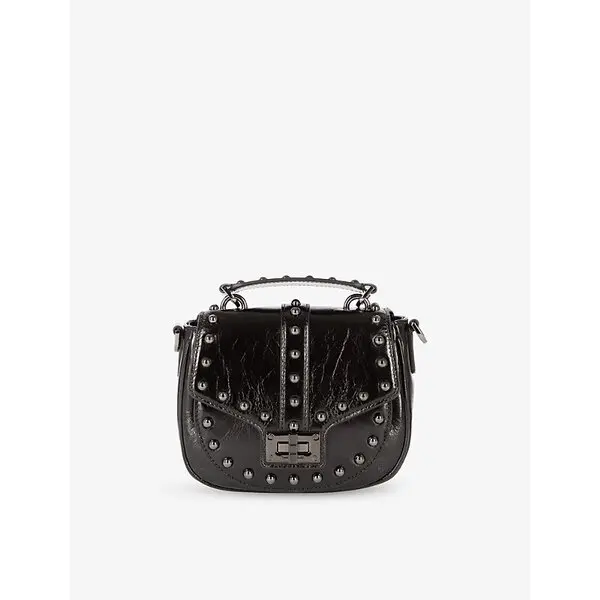 The Kooples Emily Stud-embellished Leather Shoulder Bag