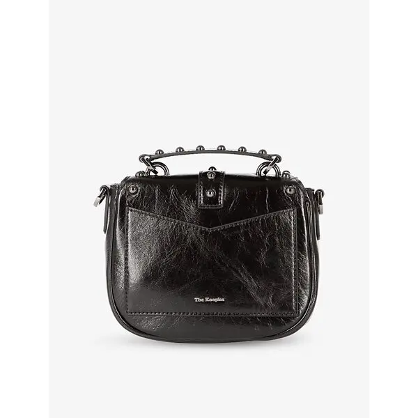 The Kooples Emily Stud-embellished Leather Shoulder Bag