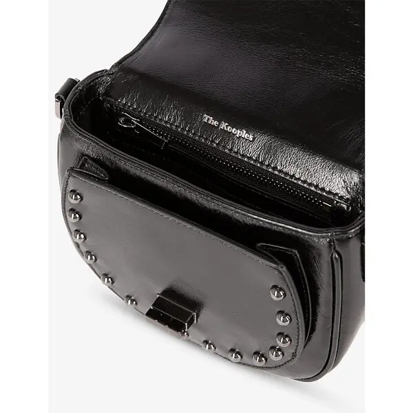 The Kooples Emily Stud-embellished Leather Shoulder Bag