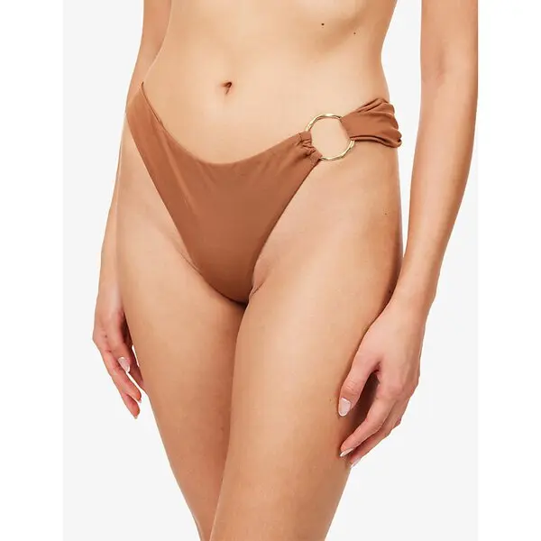 Monday Swimwear Bari Ring Hardware Bikini Bottoms
