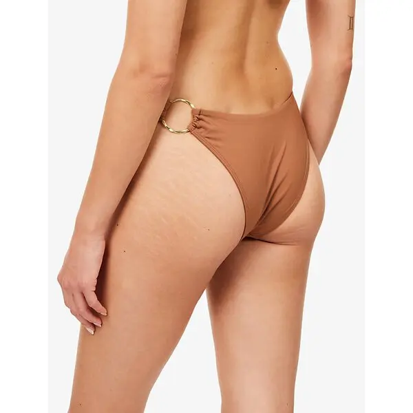 Monday Swimwear Bari Ring Hardware Bikini Bottoms