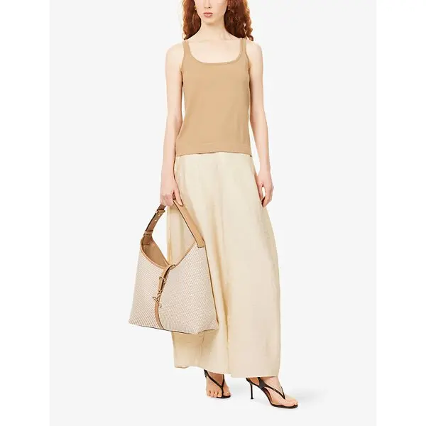 Max Mara Sleeveless Cotton-knit Top