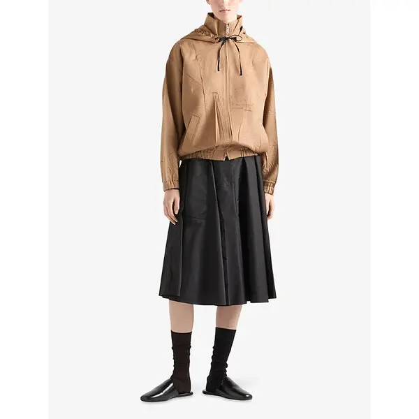 Prada Re-nylon Circle Midi Skirt