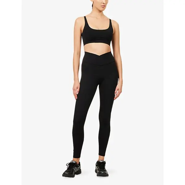 ADANOLA Ultimate Wrap-over Workout Leggings - Black