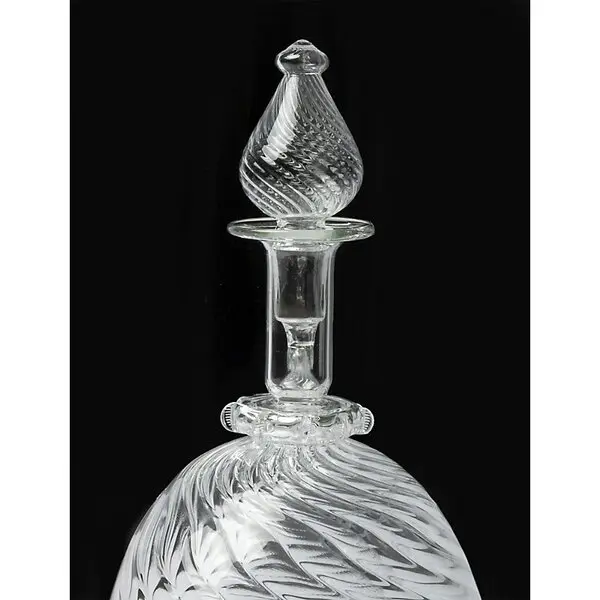 GOHAR WORLD Spiral Egyptian Glass Decanter