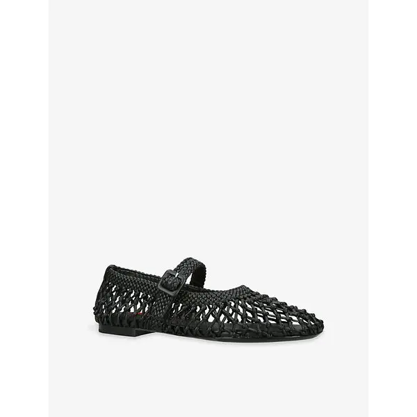 SIMONMILLER Knotted Riad Woven Ballet Flats