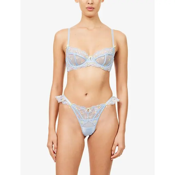 Lounge Lyra Floral Lace Thong