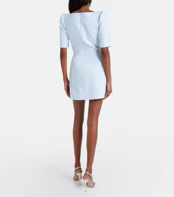 SHUSHU/TONG Bow-detail Linen Minidress