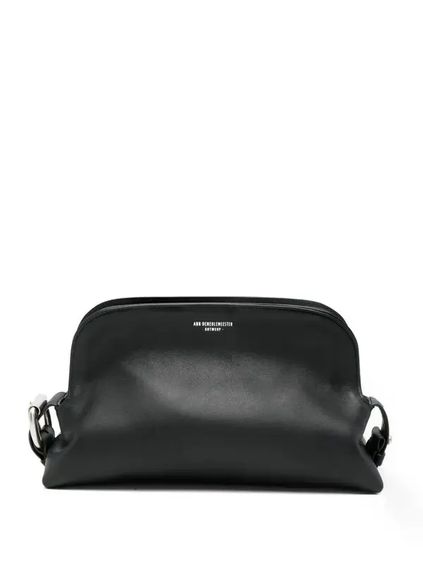 ANN DEMEULEMEESTER Leather Clutch Bag - Black
