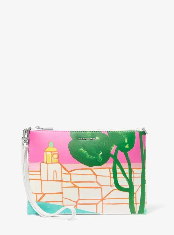 Michael Kors X Christina Zimpel Jet Set Convertible Wristlet - Pink