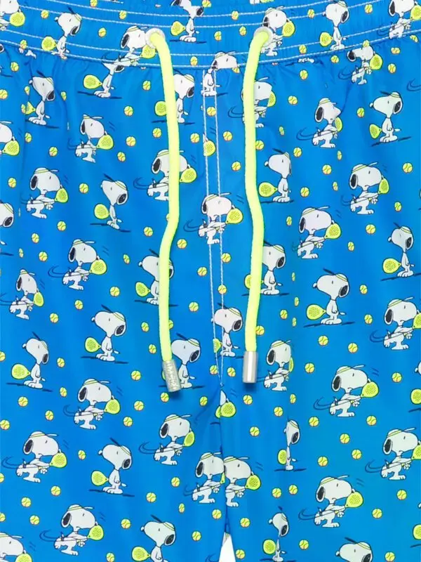 MC2 SAINT BARTH X Peanuts Micro Fantasy Snoopy Print Swim Shorts