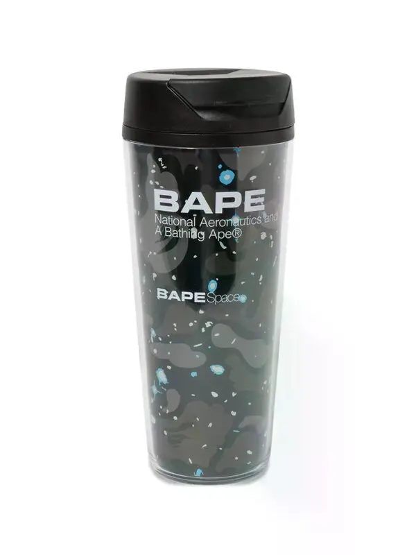 A BATHING APE Space Camo Tumbler - Black
