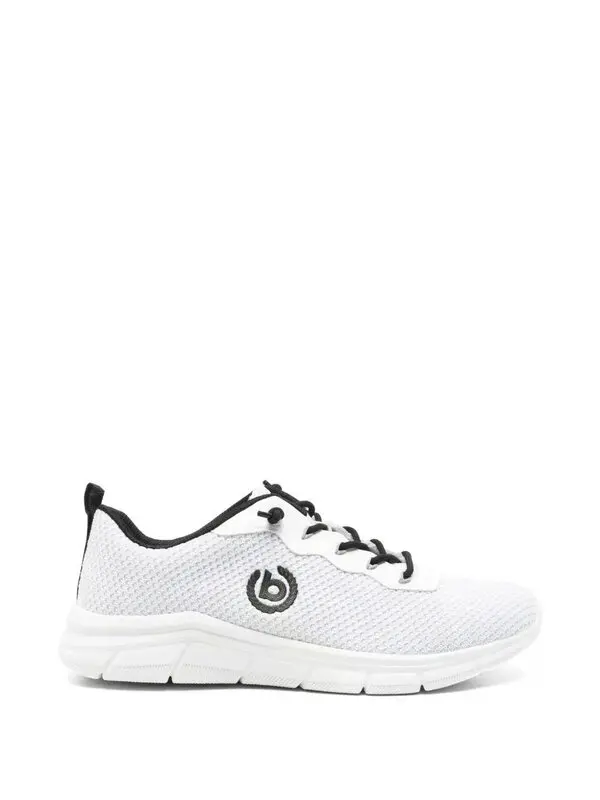 BUGATTI Logo-embroidered Mesh Sneakers