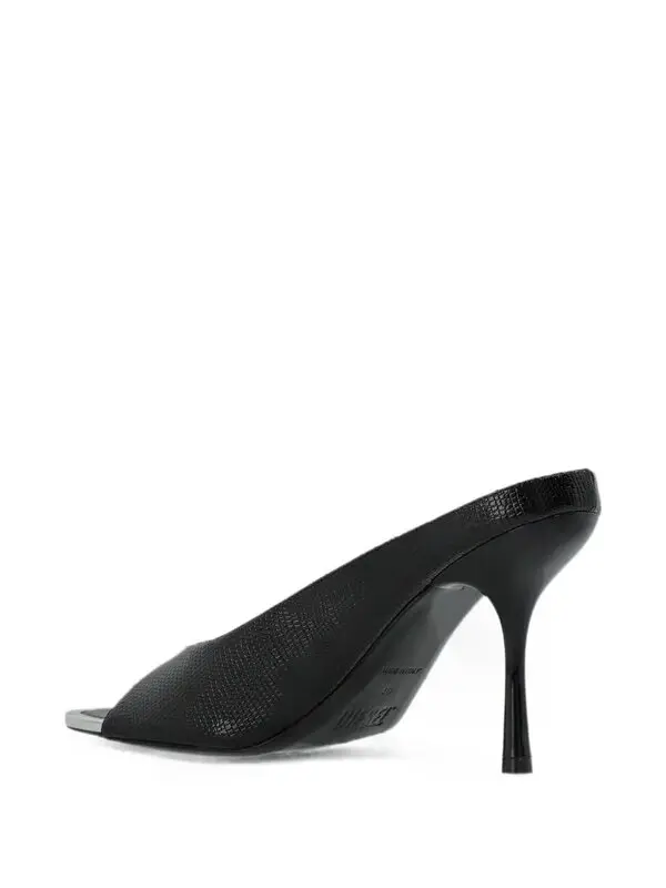 DIESEL® D-diams Lizard-effect Leather Mules