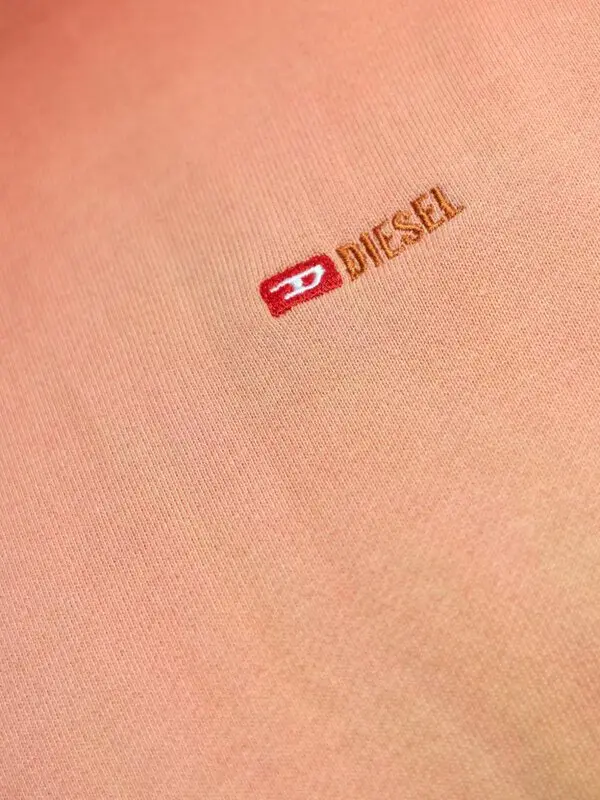 DIESEL® Gradient Effect Logo Embroidered Sweater