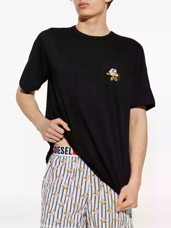 DIESEL® Kit-jack-d-core Floral-print Two-piece Pajamas