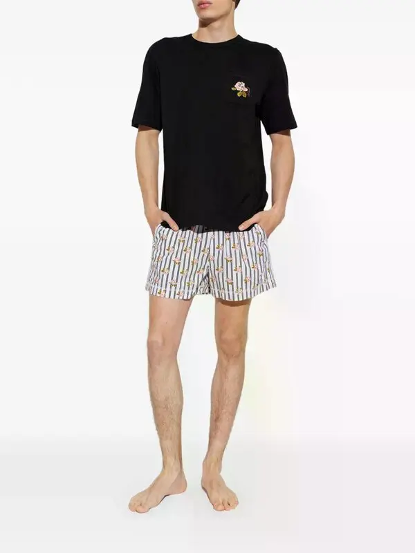 DIESEL® Kit-jack-d-core Floral-print Two-piece Pajamas