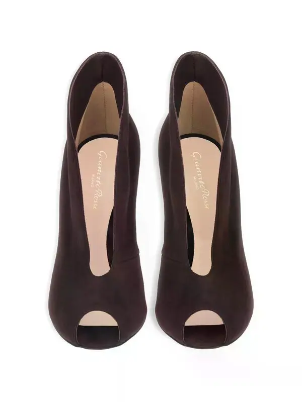 GIANVITO ROSSI Vamp Suede Ankle Boots