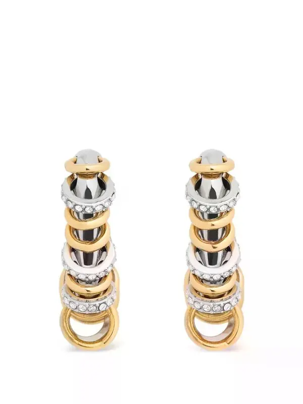 Rabanne Small Punk Xl Link Earrings