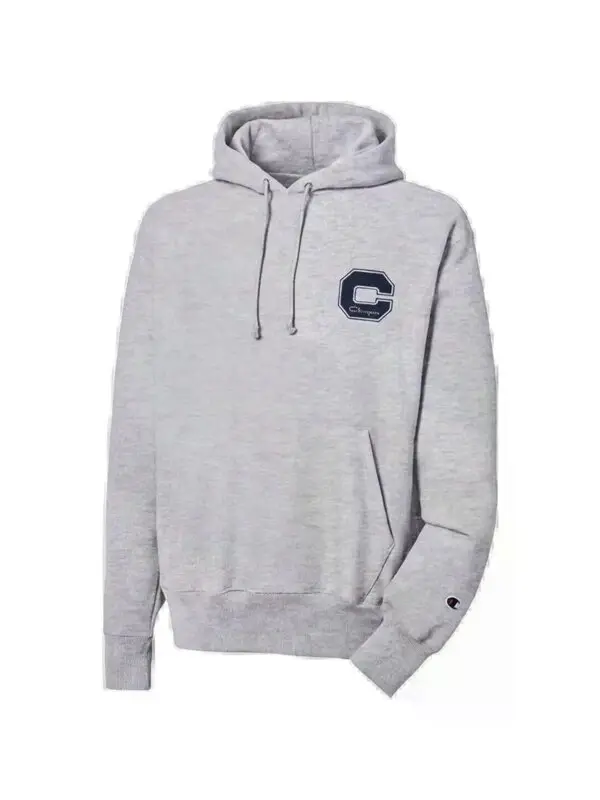 Champion Logo Hoodie - Grey